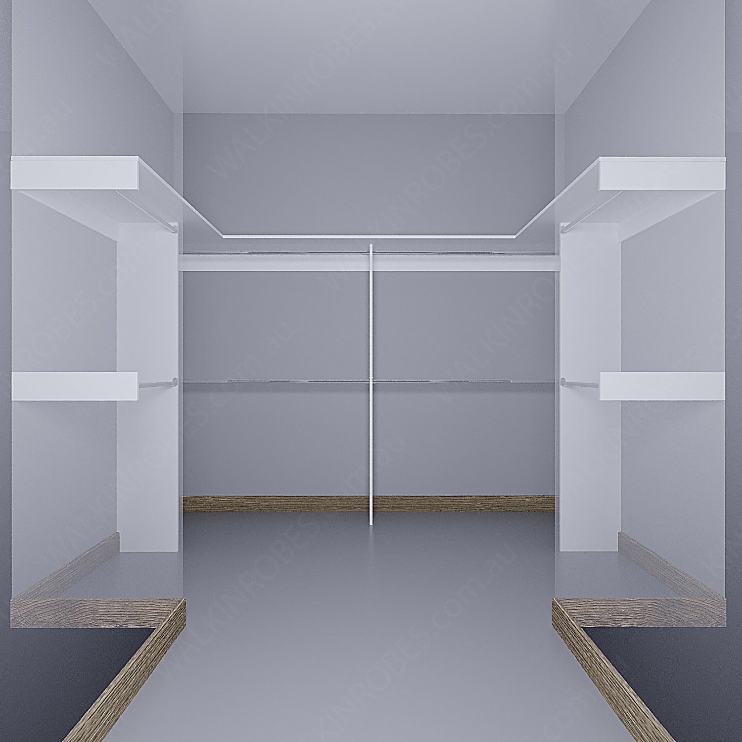 WALK-IN-ROBE fit in width of 3000mm