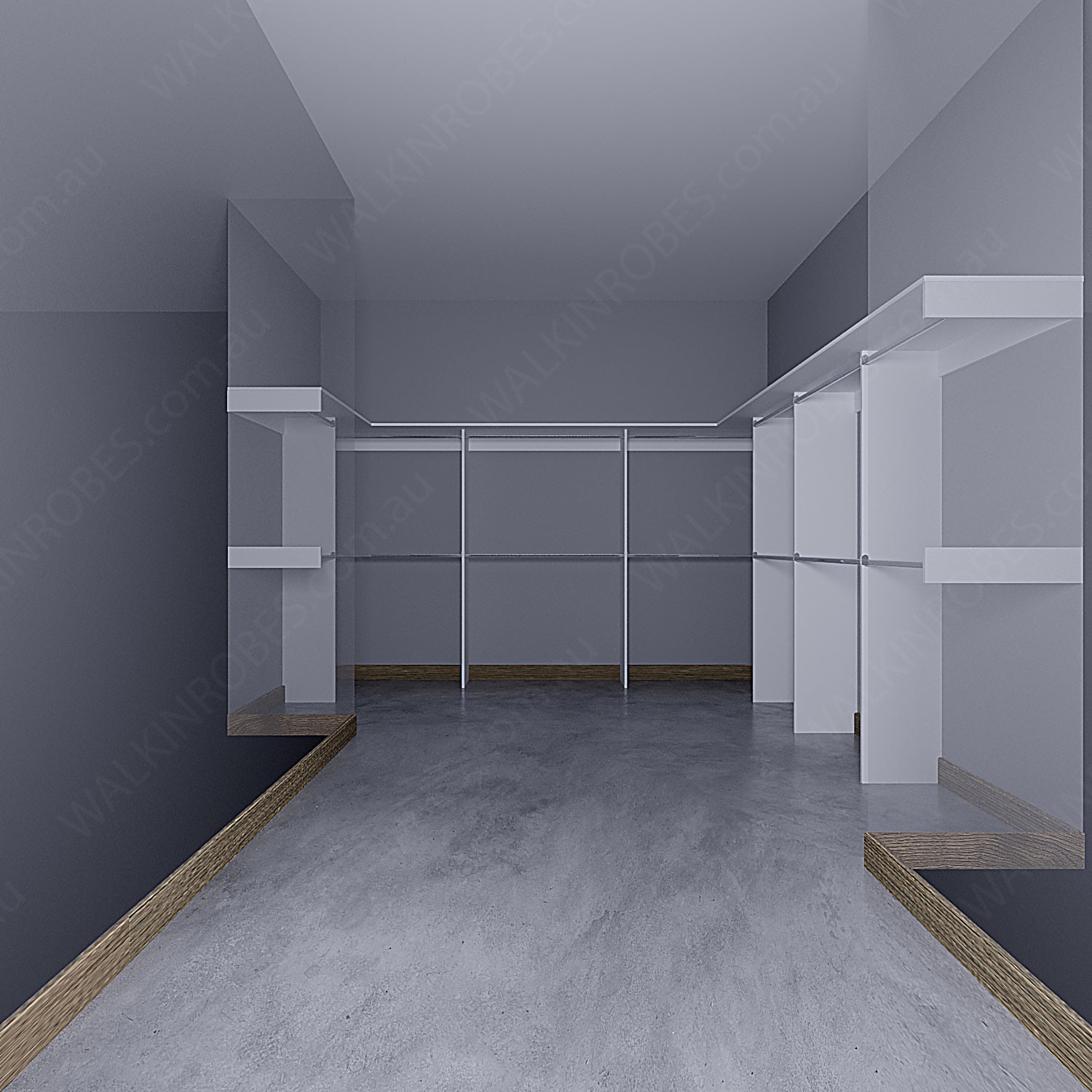 WALK-IN-ROBE fit in width of 3000mm