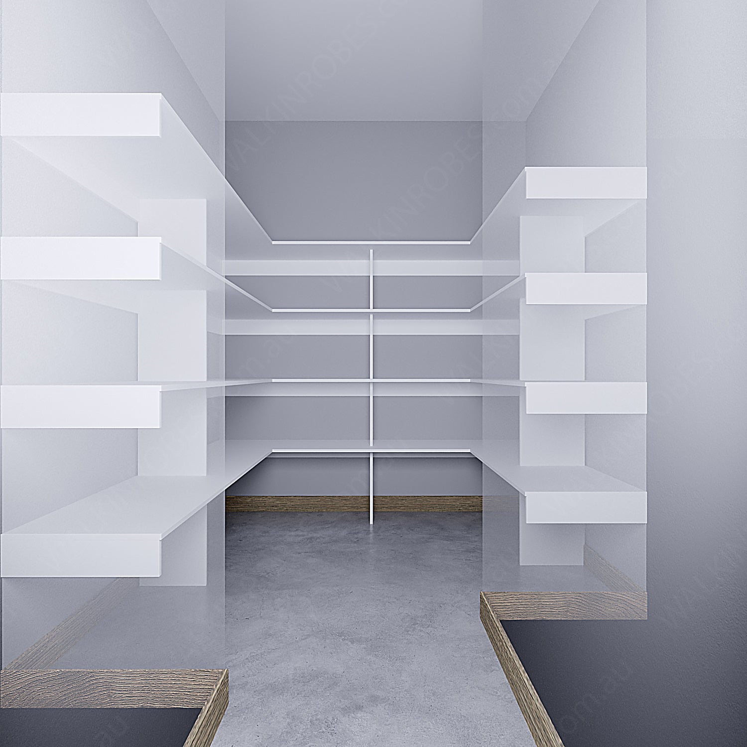 WALK-IN-ROBE fit in width of 3000mm