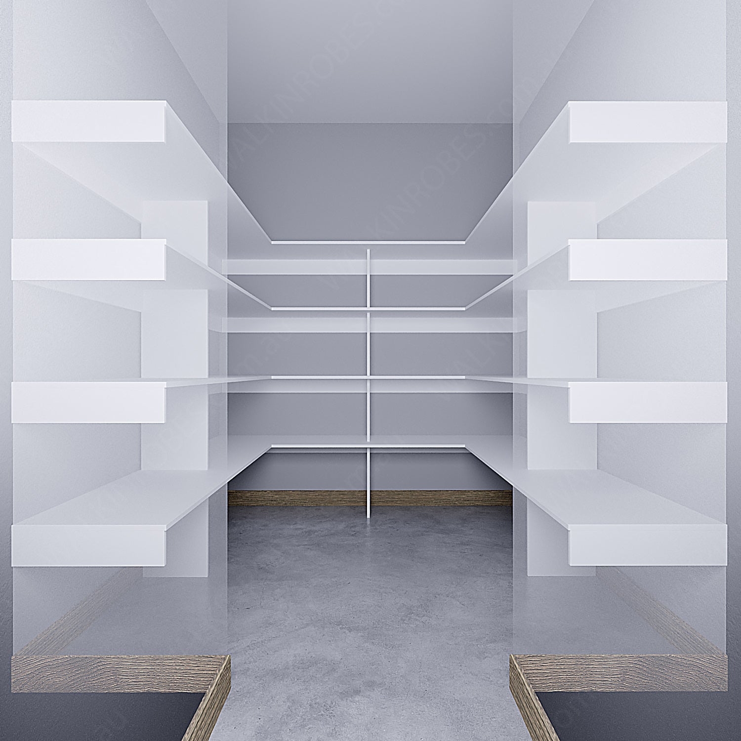 WALK-IN-ROBE fit in width of 3000mm