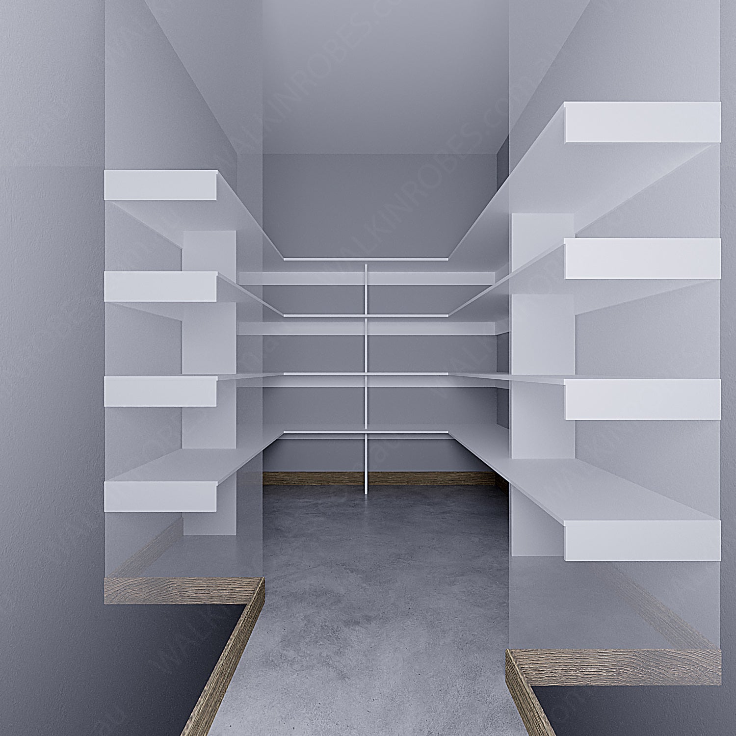 WALK-IN-ROBE fit in width of 3000mm