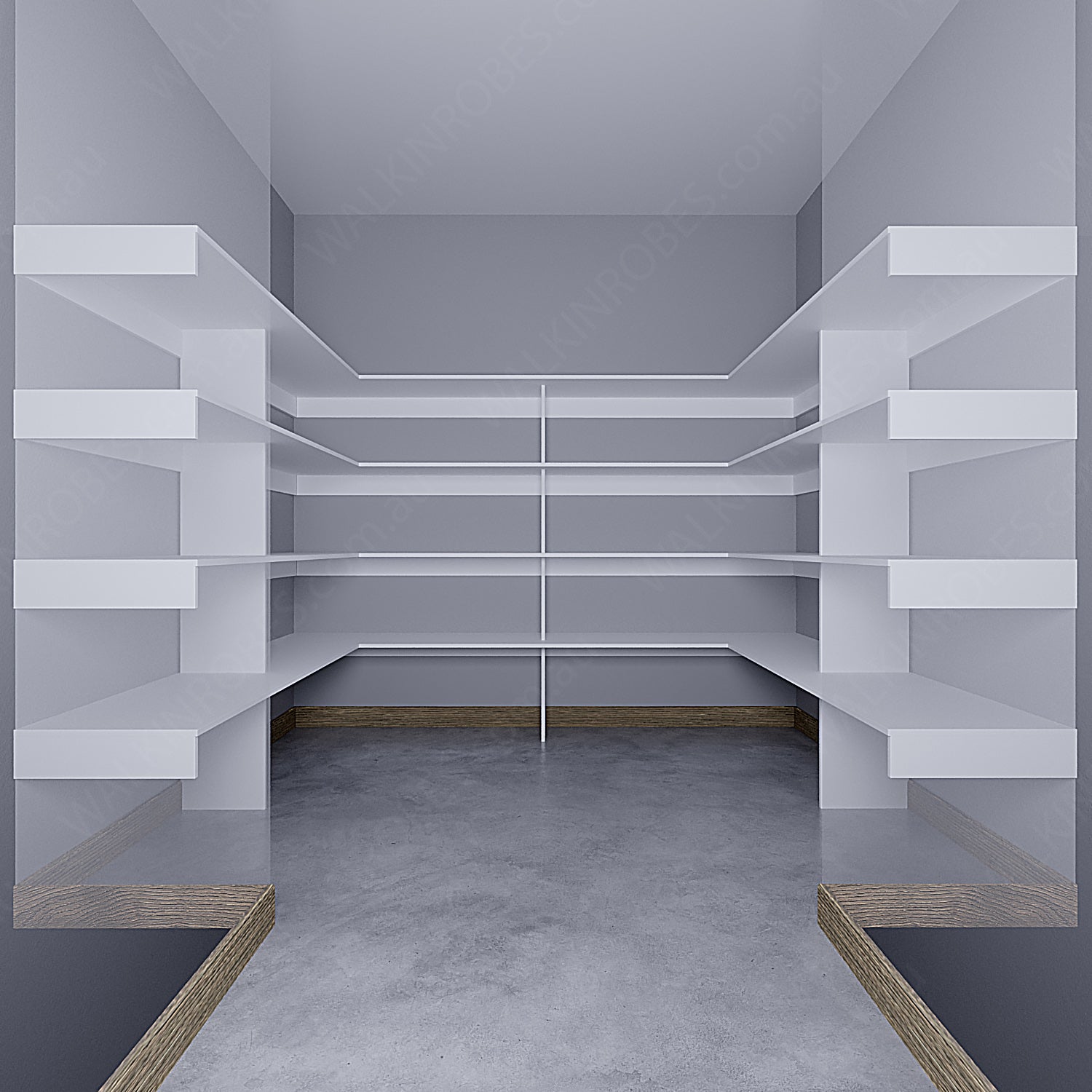 WALK-IN-ROBE fit in width of 3000mm