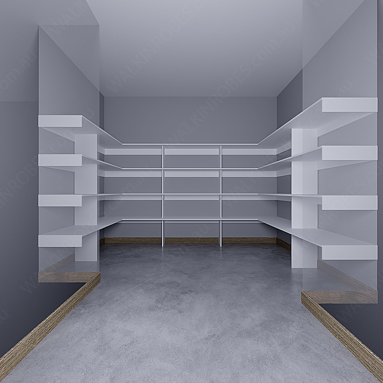 WALK-IN-ROBE fit in width of 3000mm