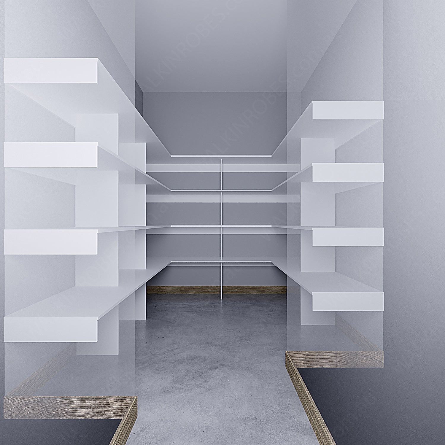 WALK-IN-ROBE fit in width of 3000mm