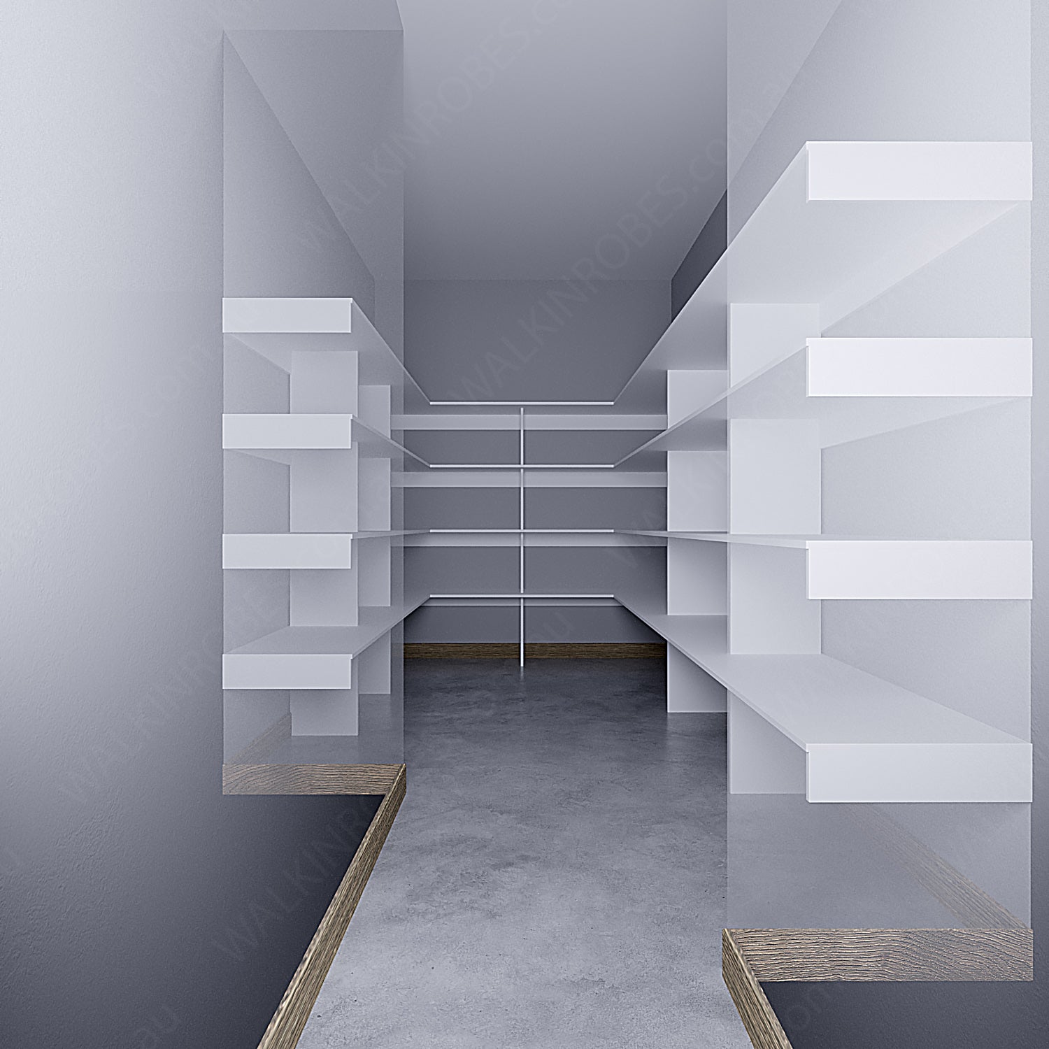 WALK-IN-ROBE fit in width of 3000mm