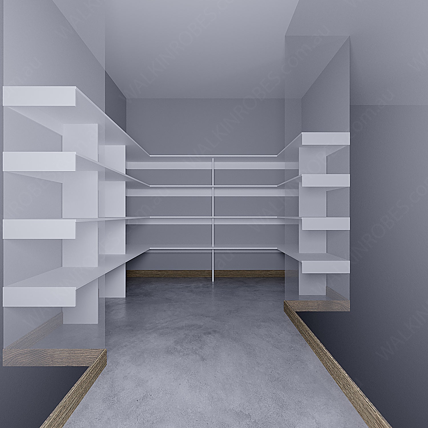 WALK-IN-ROBE fit in width of 3000mm