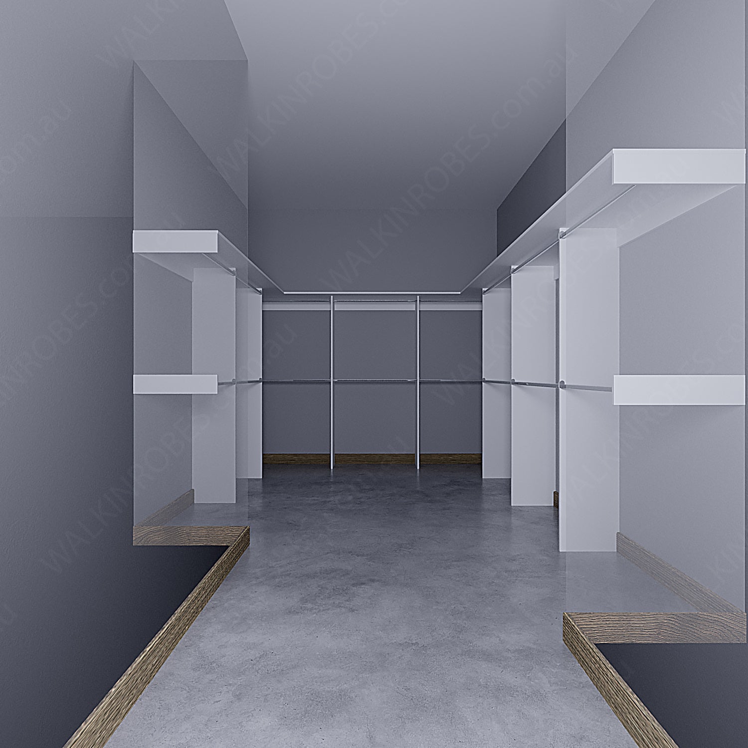 WALK-IN-ROBE fit in width of 3000mm