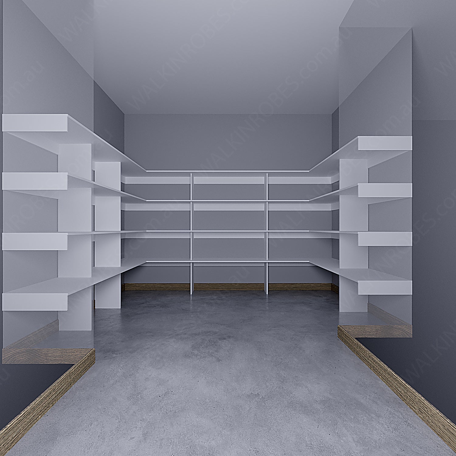 WALK-IN-ROBE fit in width of 3000mm