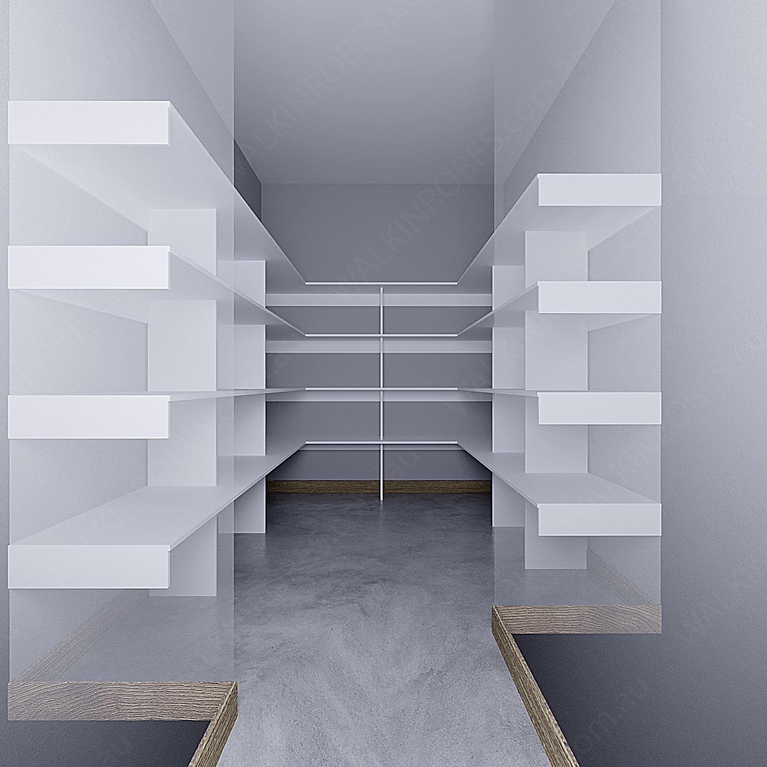 WALK-IN-ROBE fit in width of 3000mm