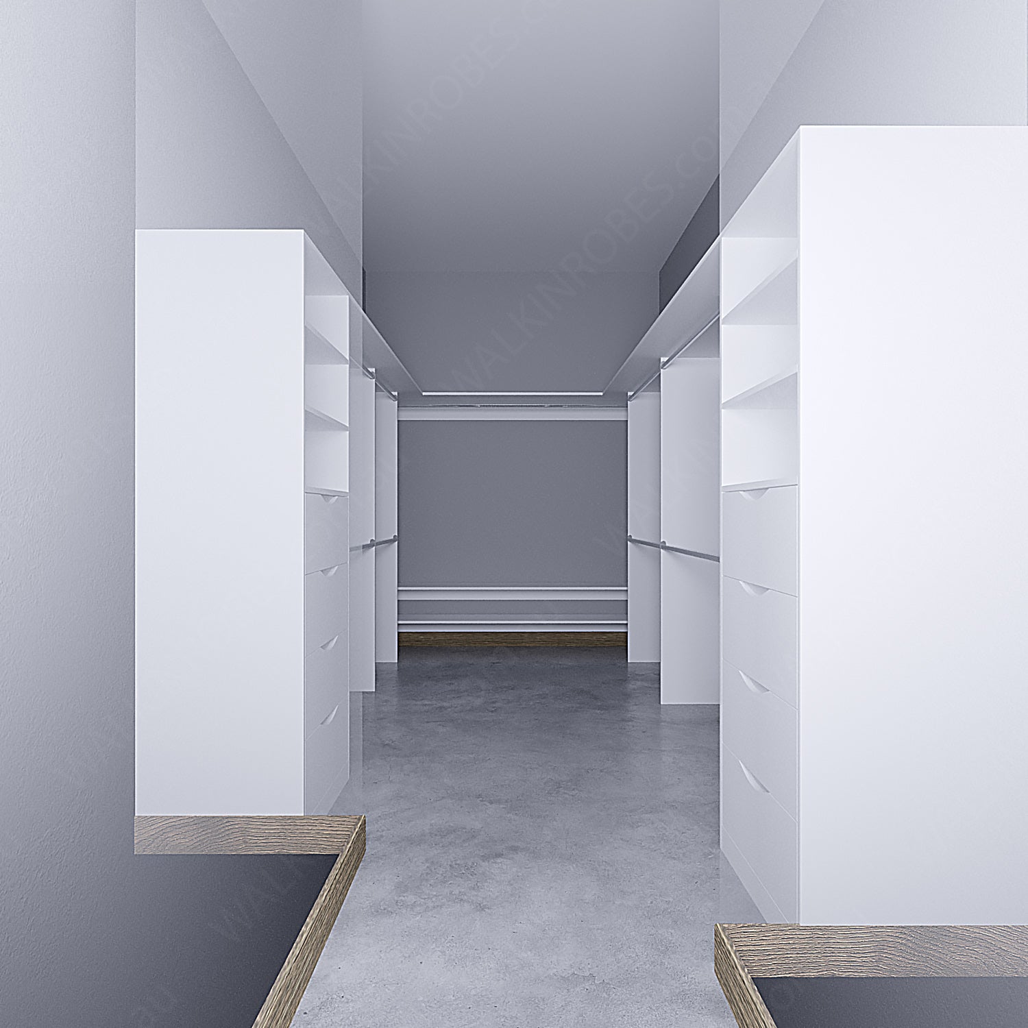 WALK-IN-ROBE fit in width of 3000mm