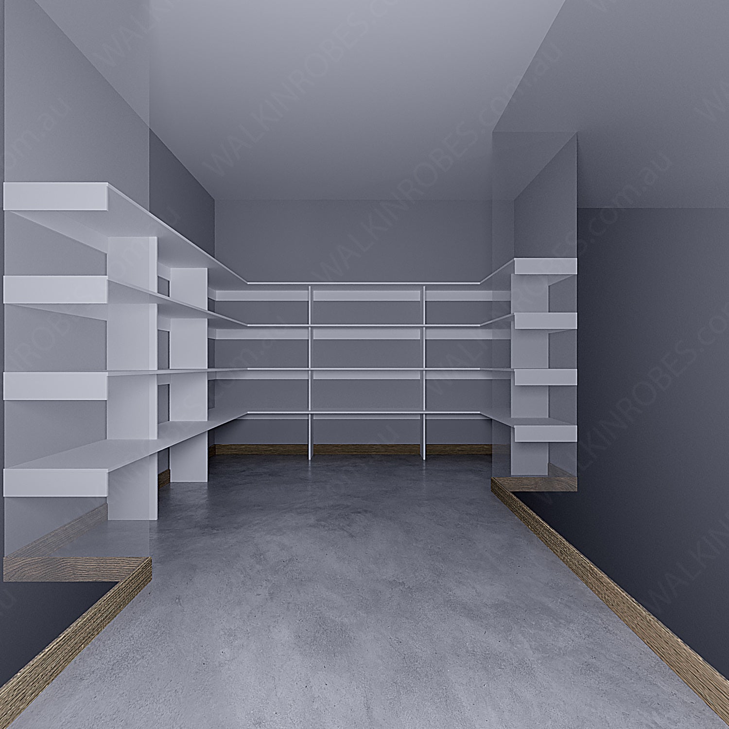 WALK-IN-ROBE fit in width of 3000mm