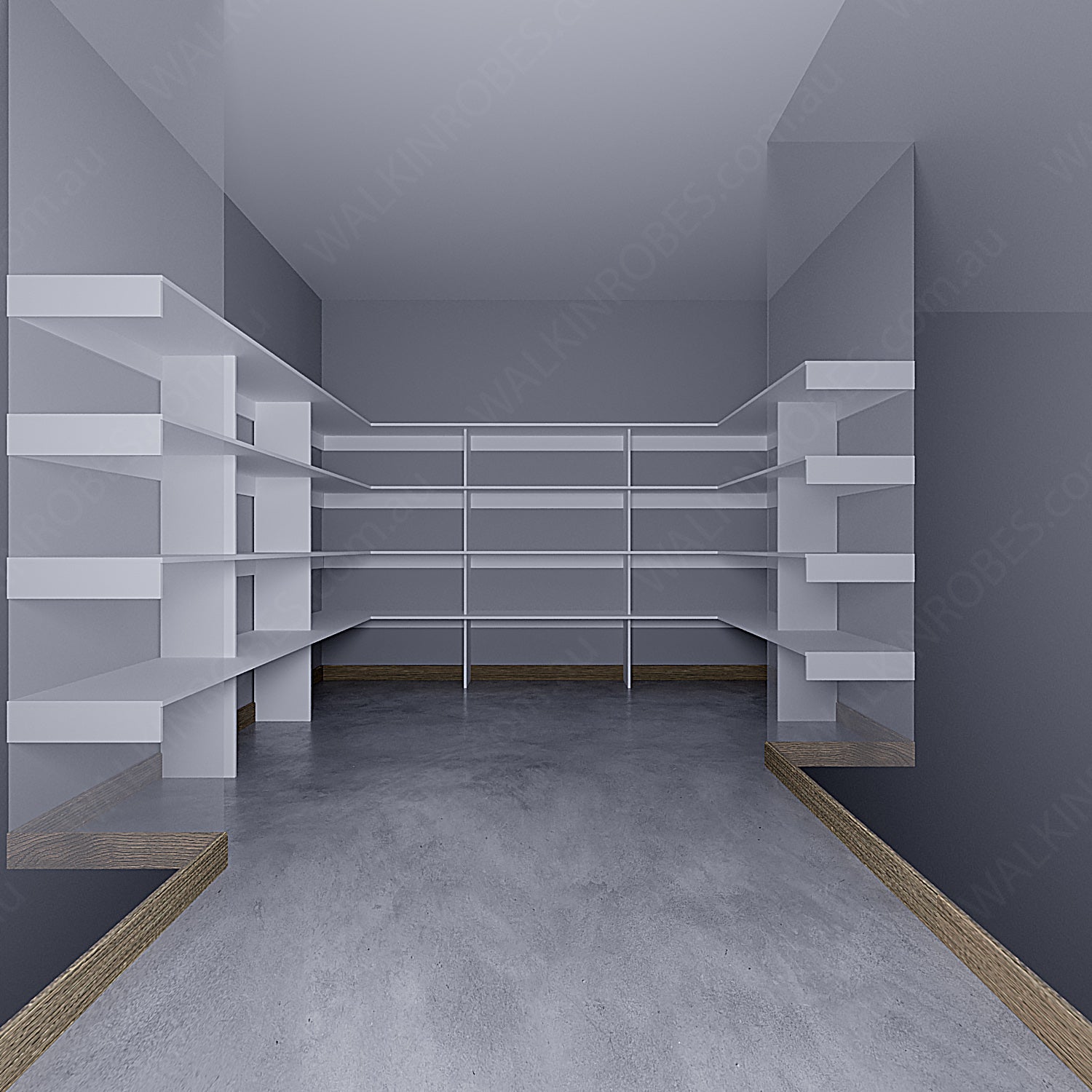 WALK-IN-ROBE fit in width of 3000mm