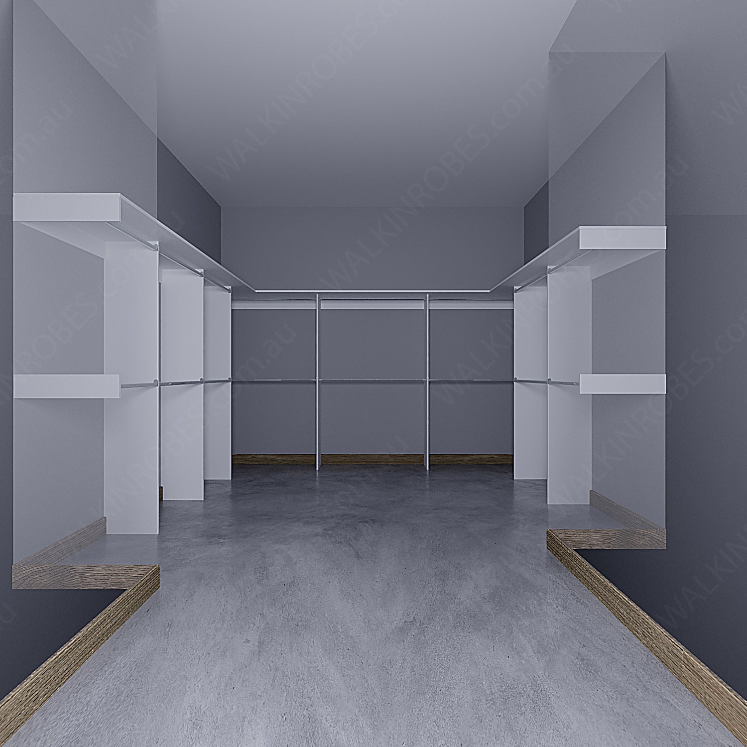 WALK-IN-ROBE fit in width of 3000mm