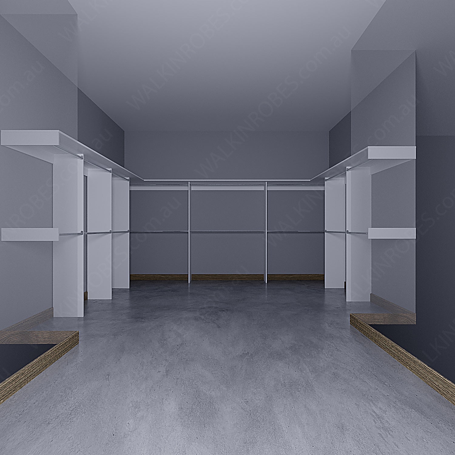 WALK-IN-ROBE fit in width of 3000mm