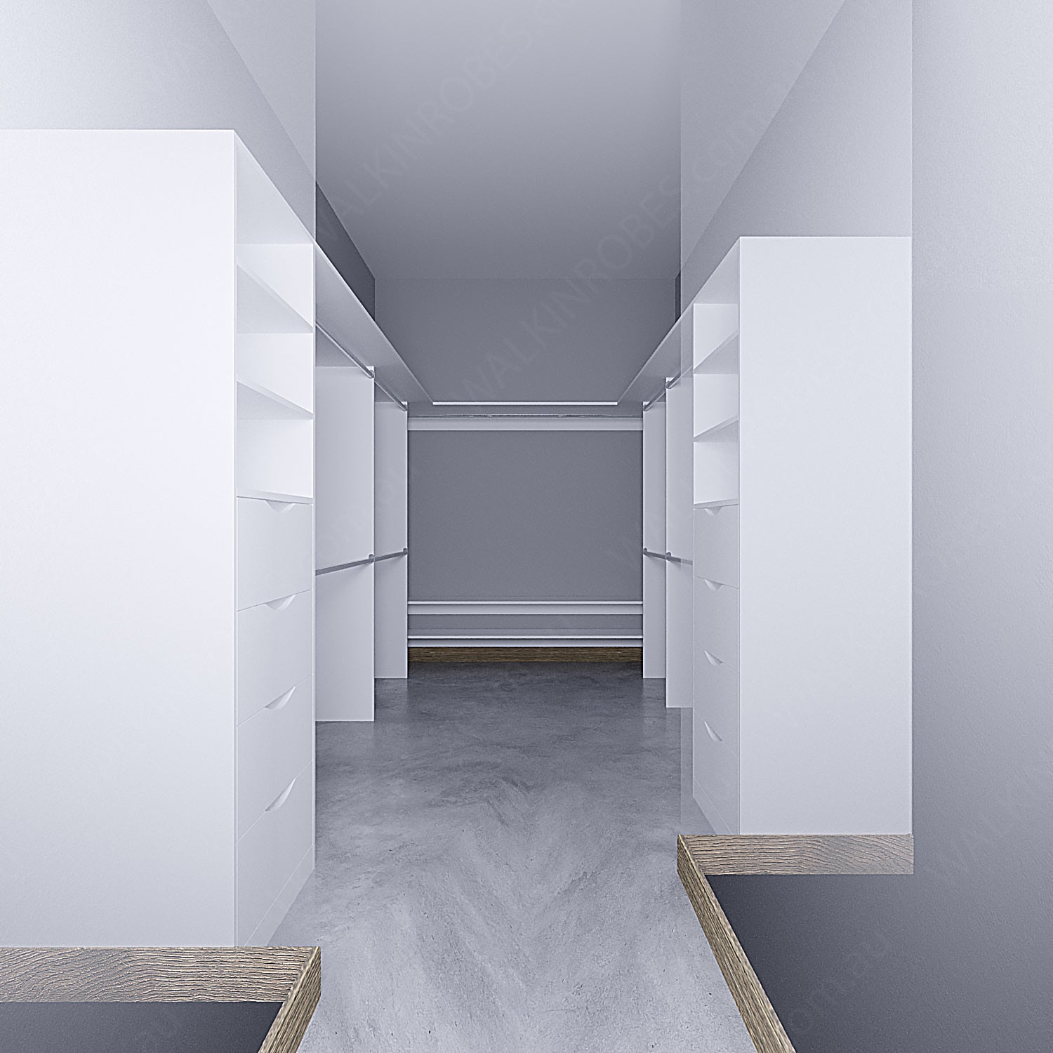 WALK-IN-ROBE fit in width of 3000mm