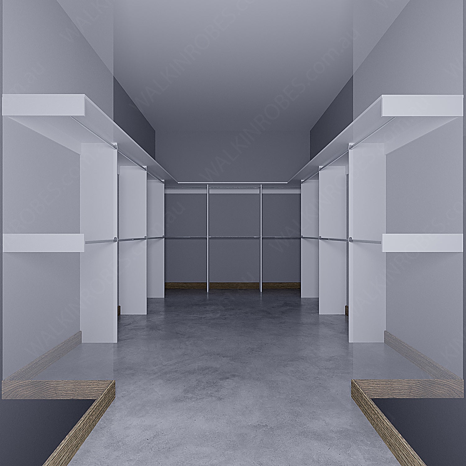 WALK-IN-ROBE fit in width of 3000mm