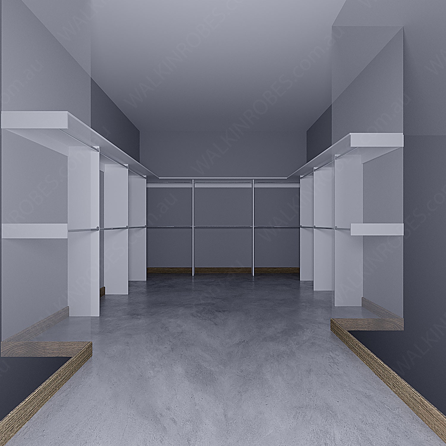 WALK-IN-ROBE fit in width of 3000mm