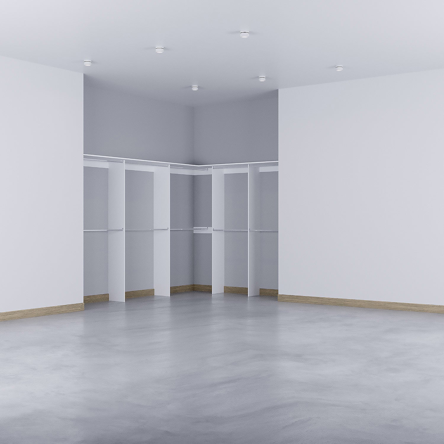 WALK-IN-ROBE fit in width of 3000mm