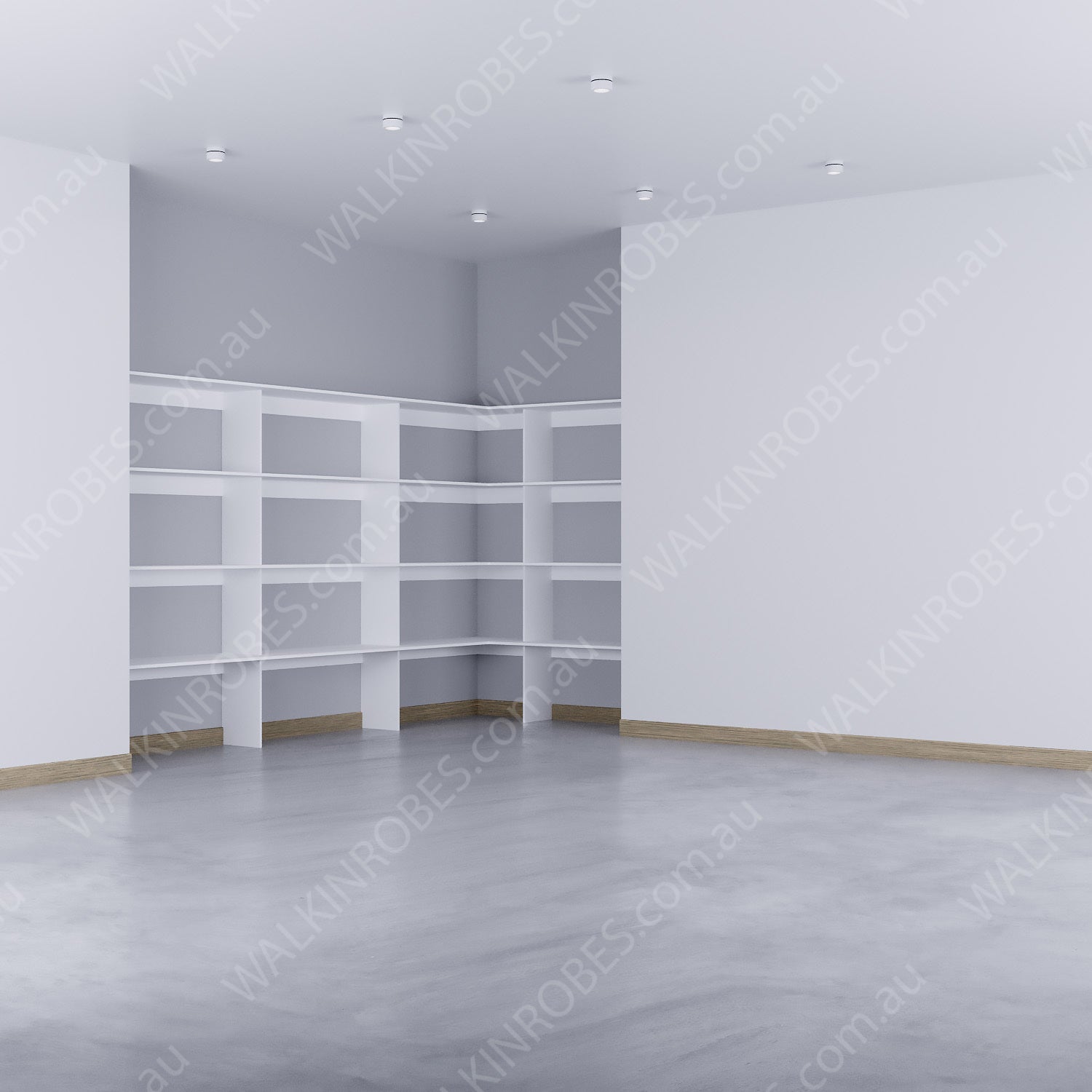 WALK-IN-ROBE fit in width of 3000mm