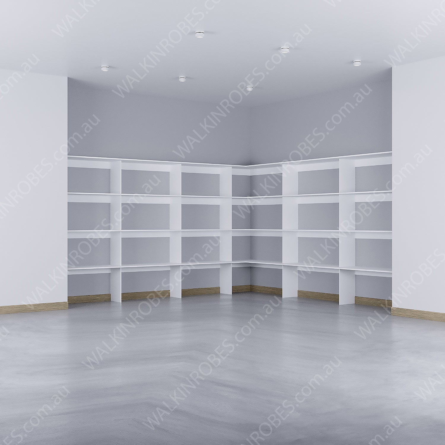 WALK-IN-ROBE fit in width of 3000mm