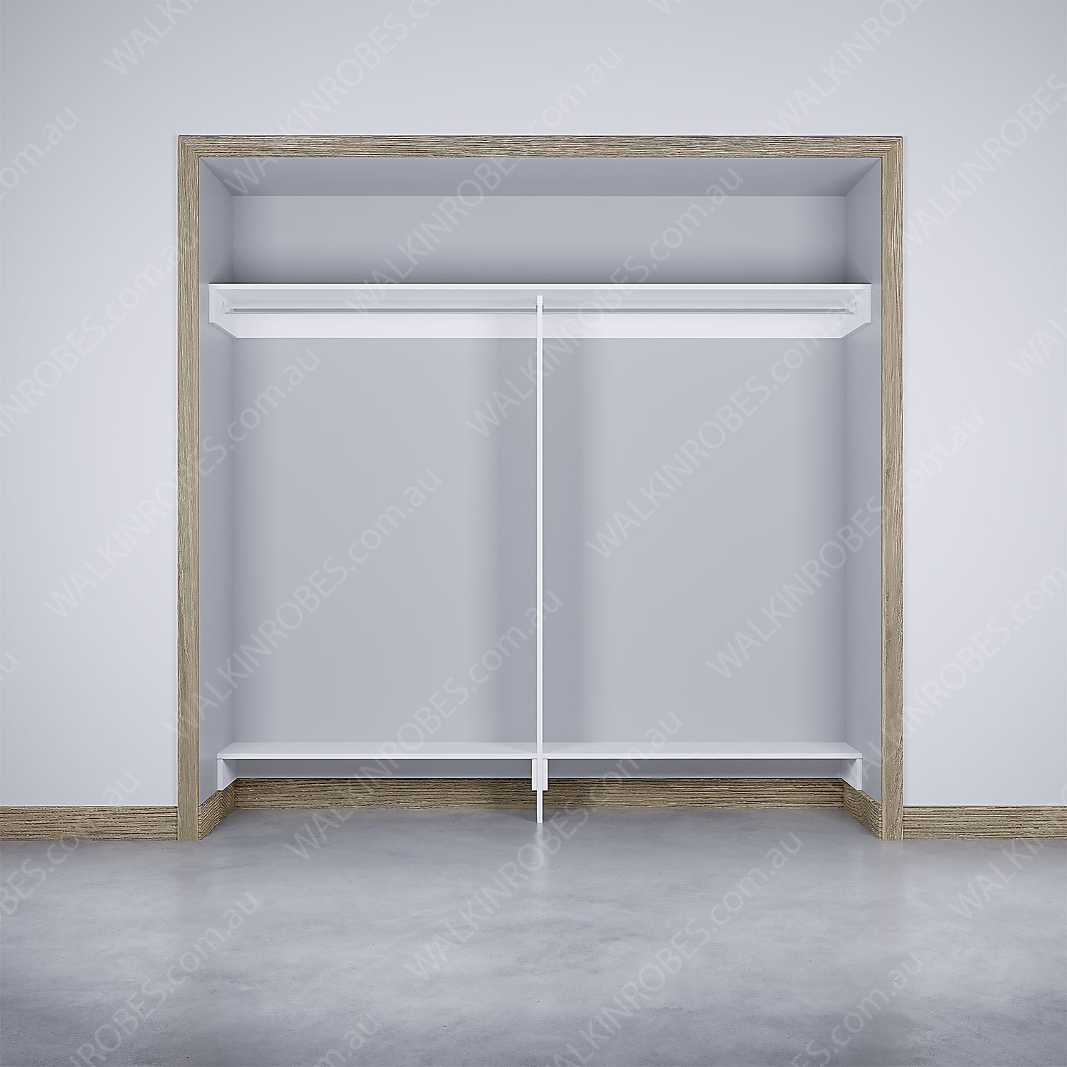 WALK-IN-ROBE fit in width of 2000mm