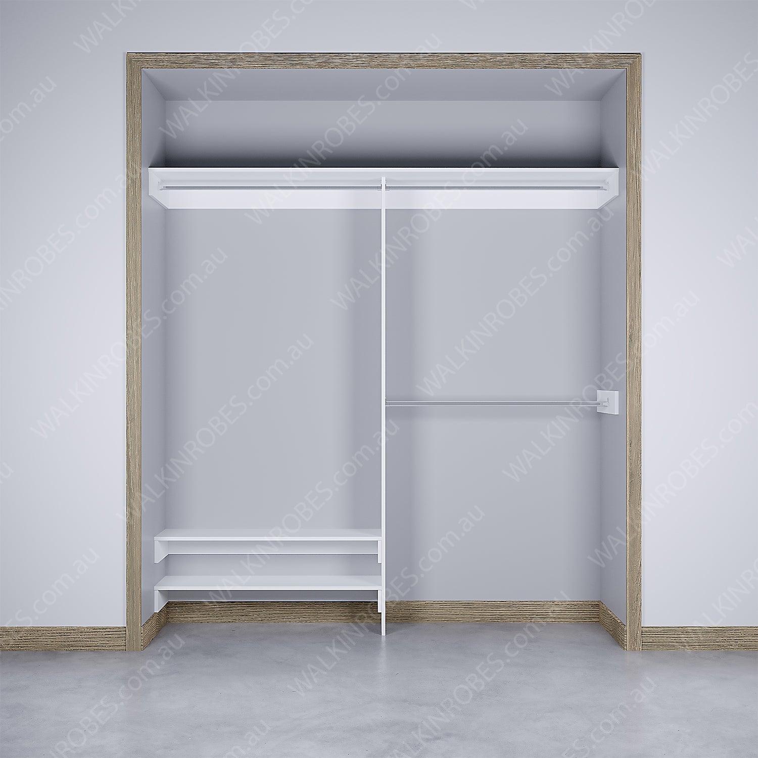 WALK-IN-ROBE fit in width of 2000mm